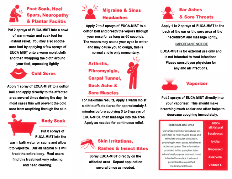 Uses - Euca-Mist